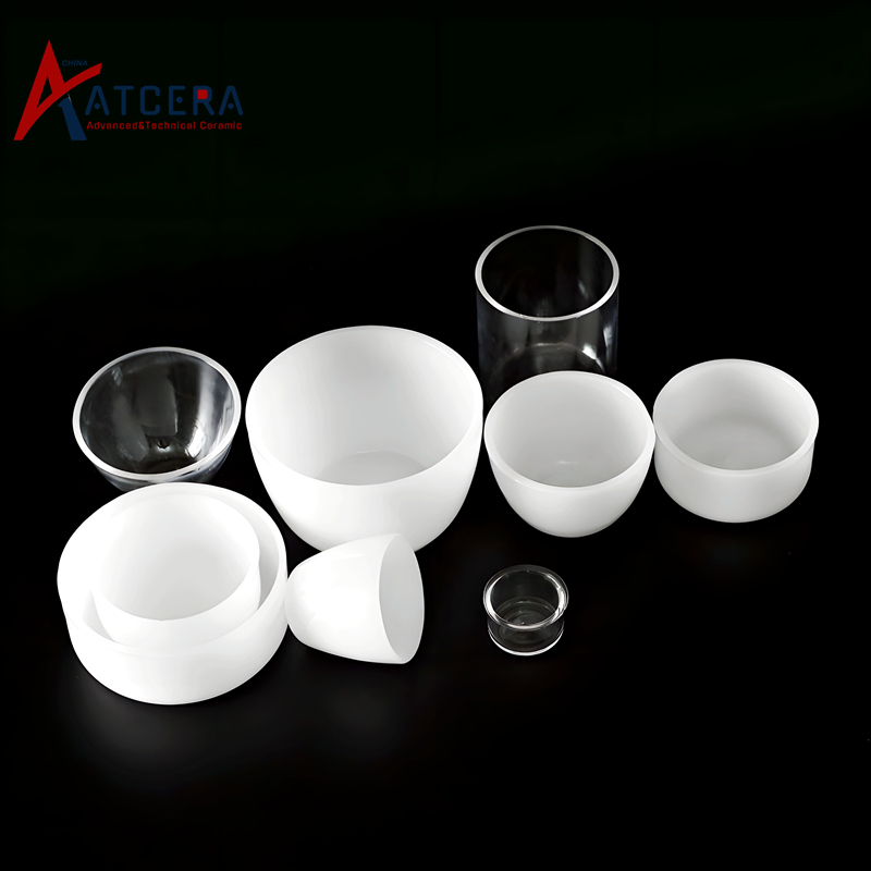 Quartz Crucible,Fused Quartz Crucibles,Quartz Glass Crucible|ATCERA